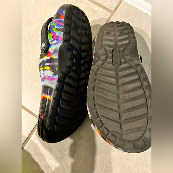 CROCS | Shoes | Lady Crocs Multicolor Size Great Condition | Poshmark